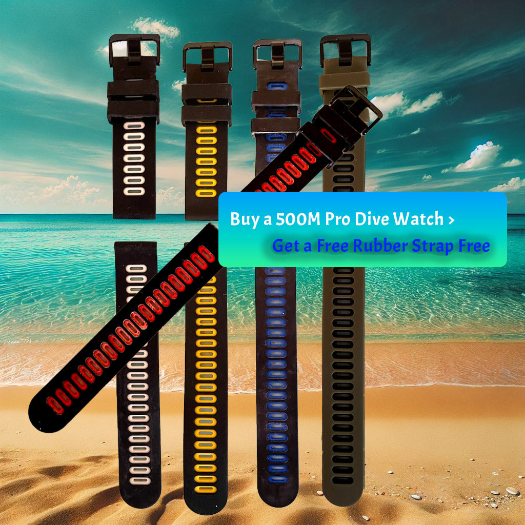 Pro Dive 500M Watch + Free Strap? Yes, Please! – Del Mar Watches