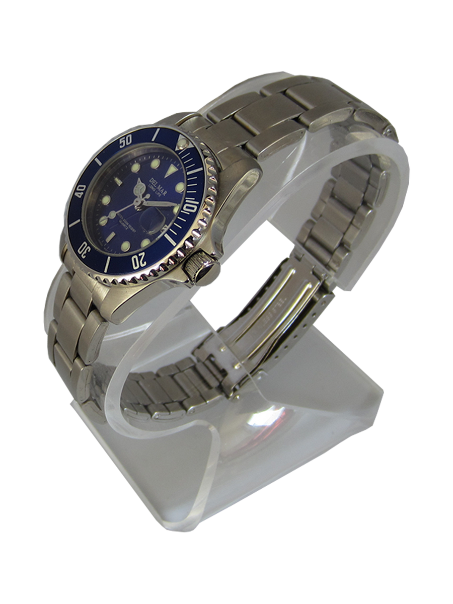 Ladies' Long Life Classic Coronado Blue Face, Blue Bezel Watch #50495 ...